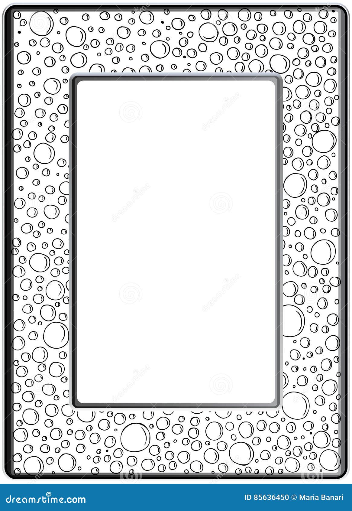 Frame Zentangle, Vector Image. Floral Hand Drawn Stock Vector ...
