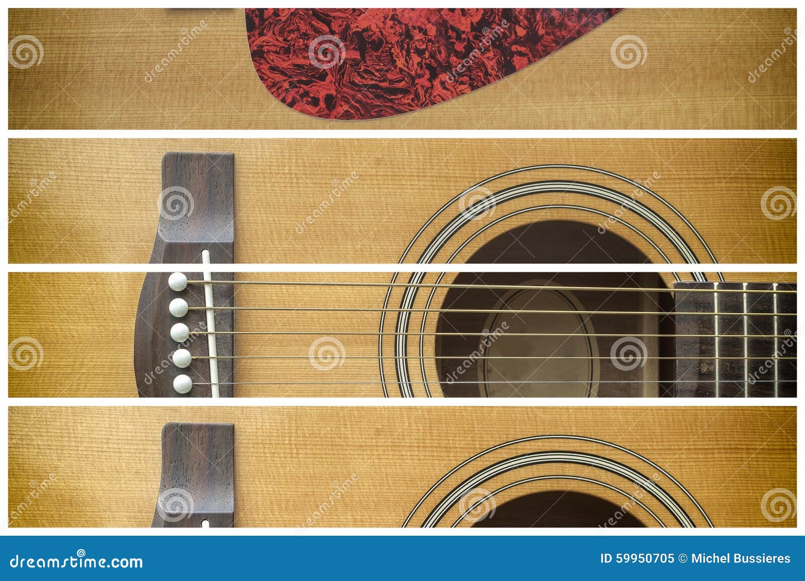 Framed Acoustic guitar stock image. Image of strings - 59950705
