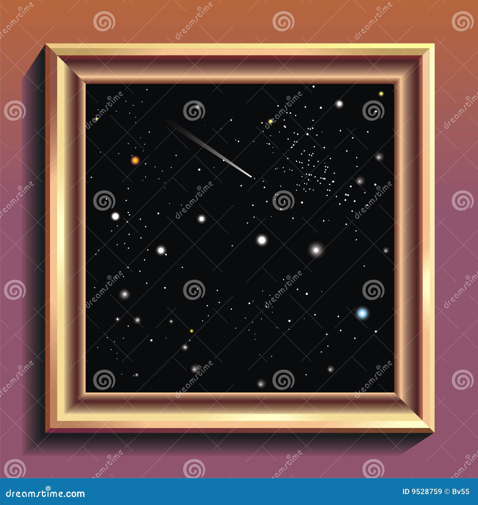Framed constellation stock vector. Illustration of ursa - 9528759