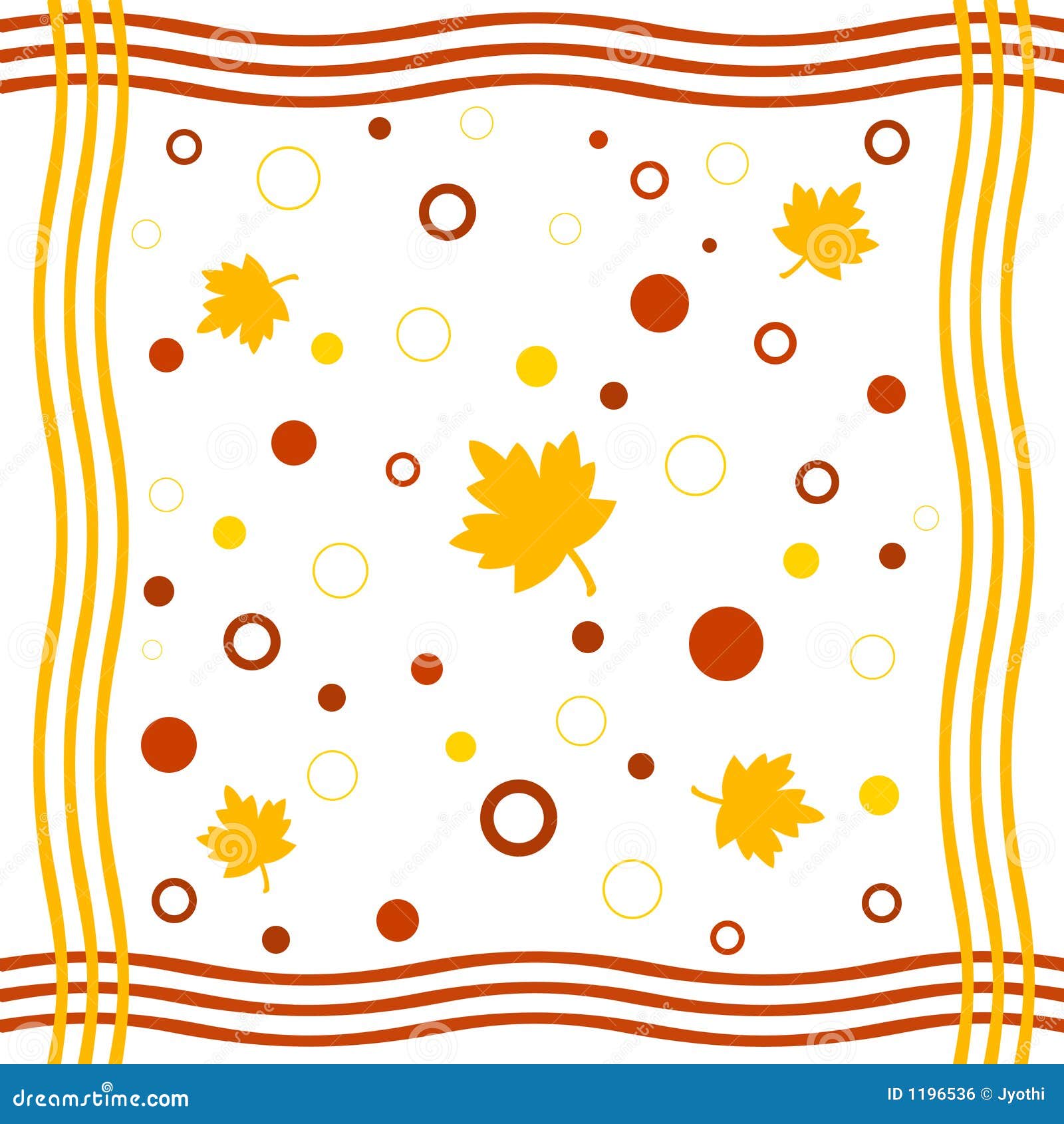 Framed fall design stock illustration. Illustration of seasonal - 1196536