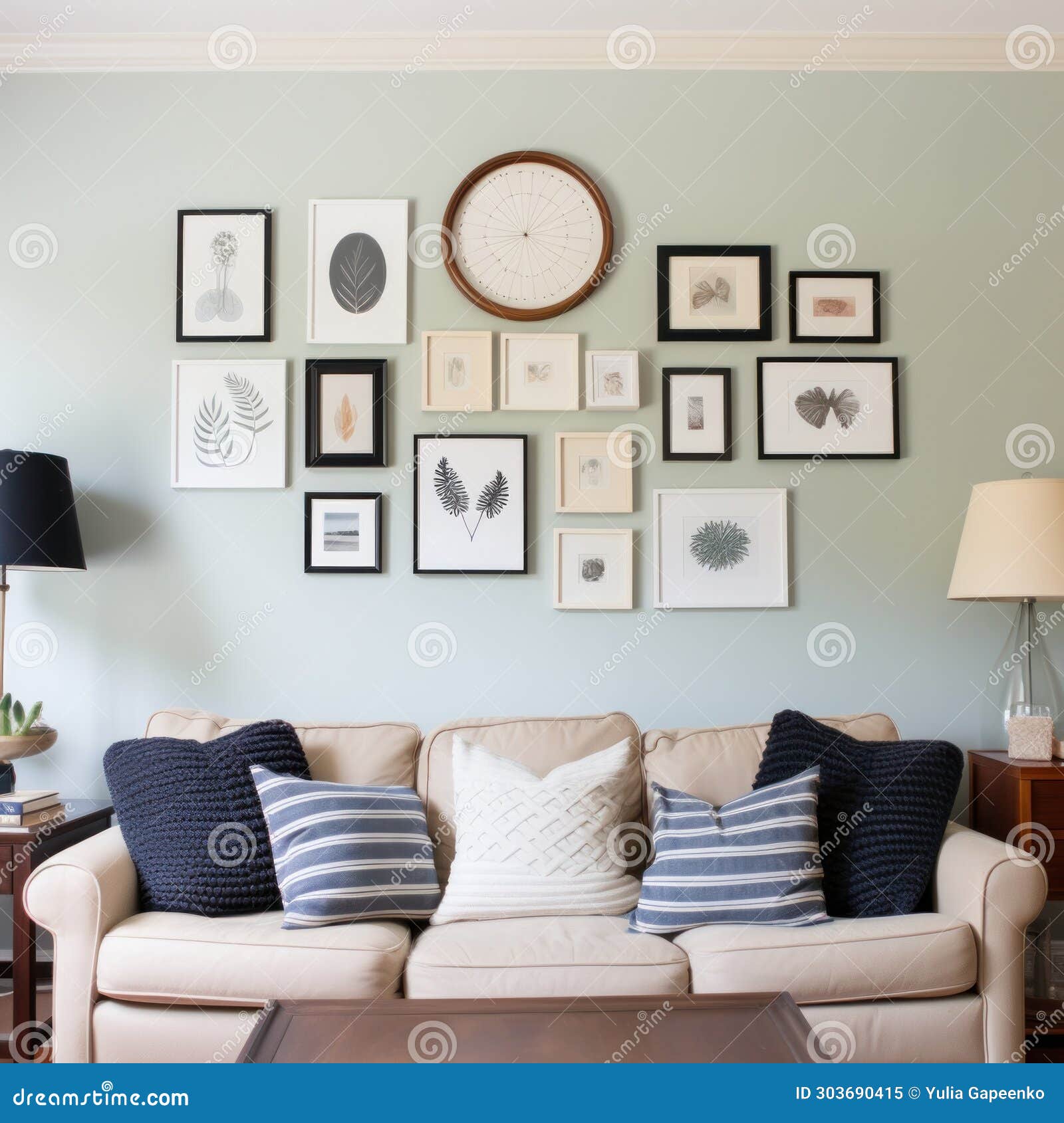 Framed Photos, Love Letters, and Personalized Artwork Stock Image ...