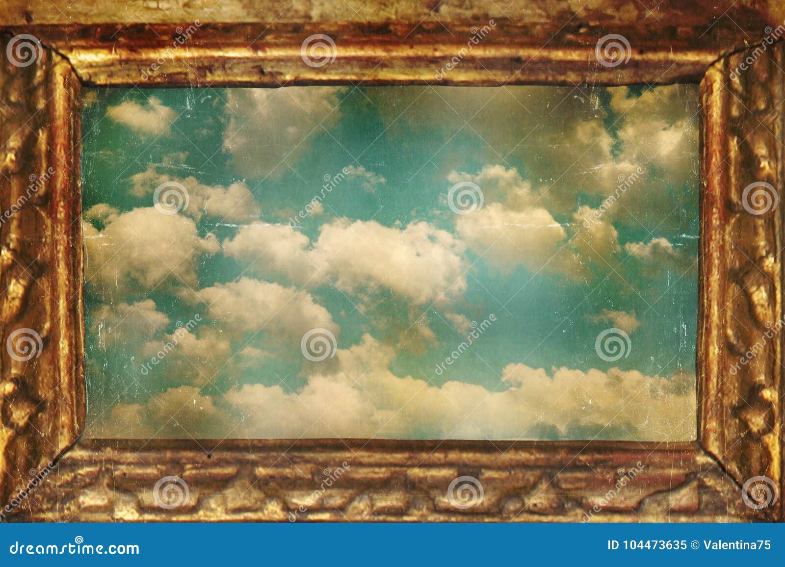Framed Sky stock illustration. Illustration of surreal - 104473635