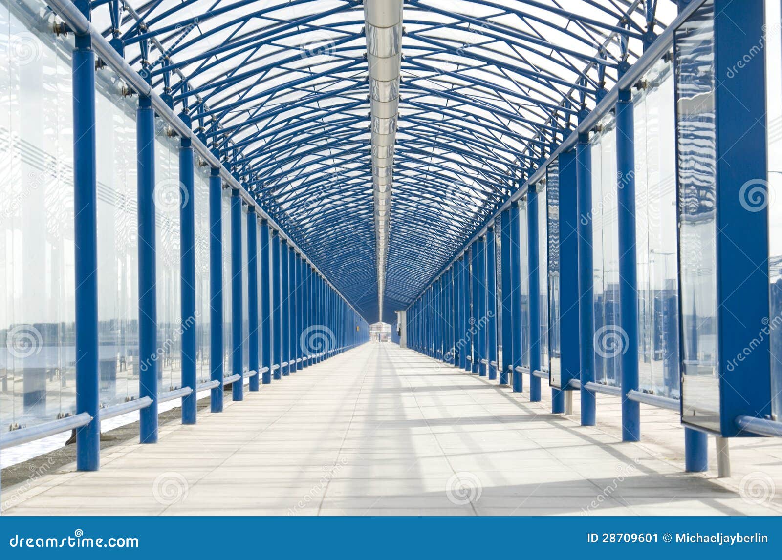 Framed Walkway stock image. Image of walkway, manmade - 28709601