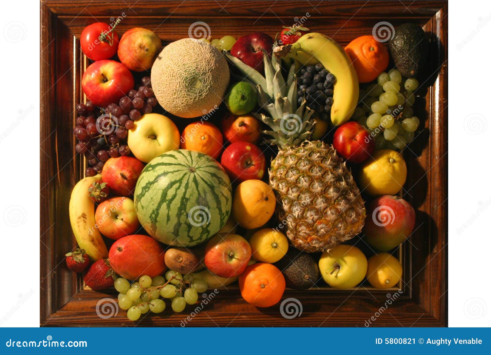 Framed Whole Fruit stock image. Image of group, delicious - 5800821