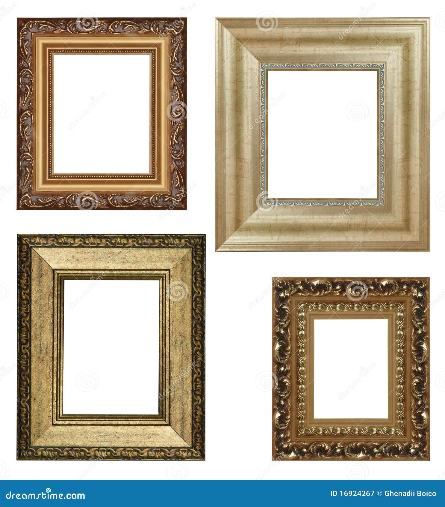 Frames stock image. Image of painting, interior, four - 16924267