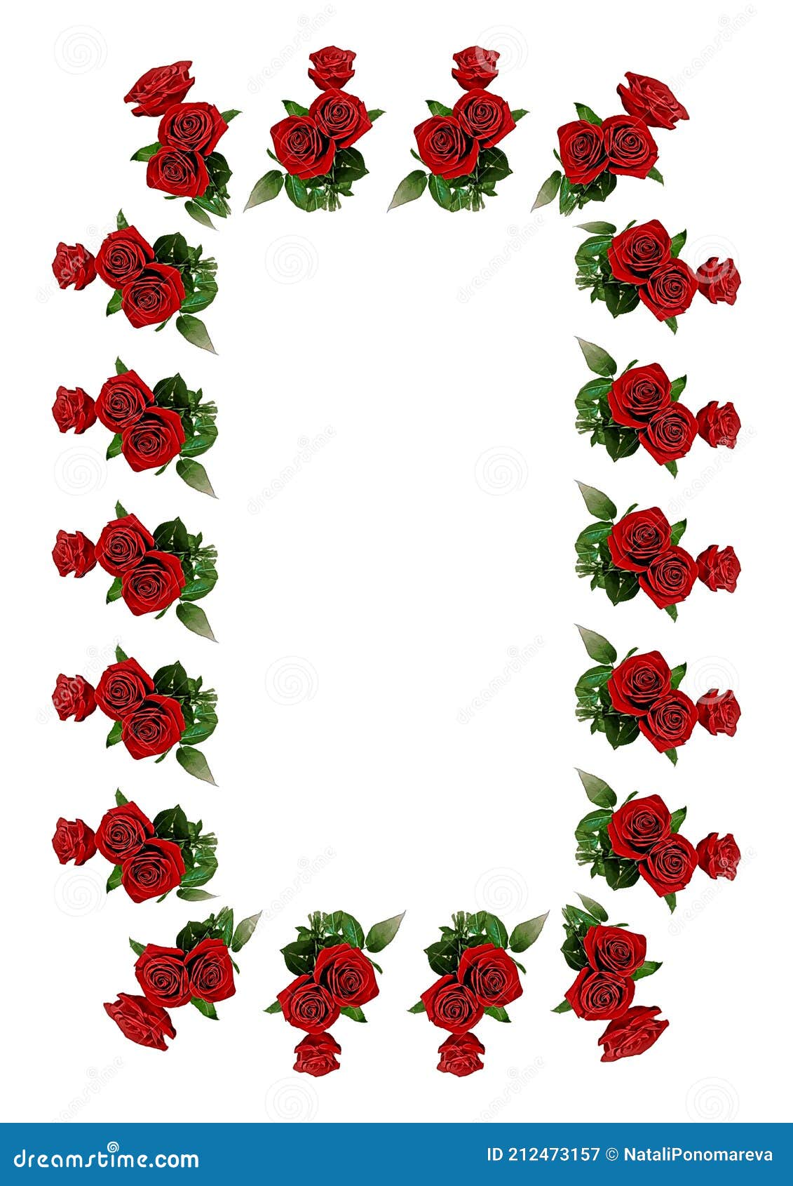 Frames - A Bouquet Of Three Red Roses. Flowers On The Black Background ...