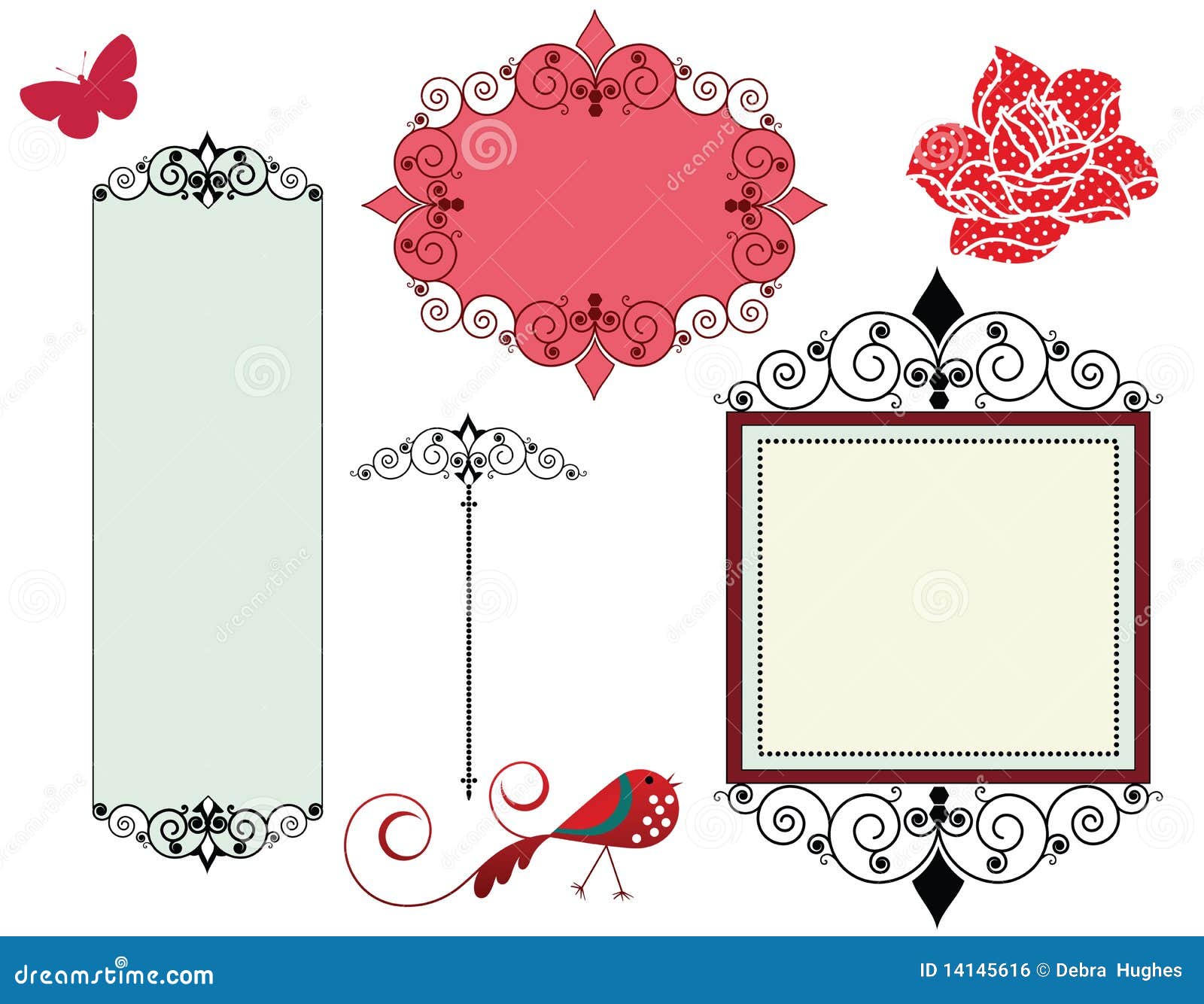 Frames and Design Elements stock vector. Illustration of decoration ...