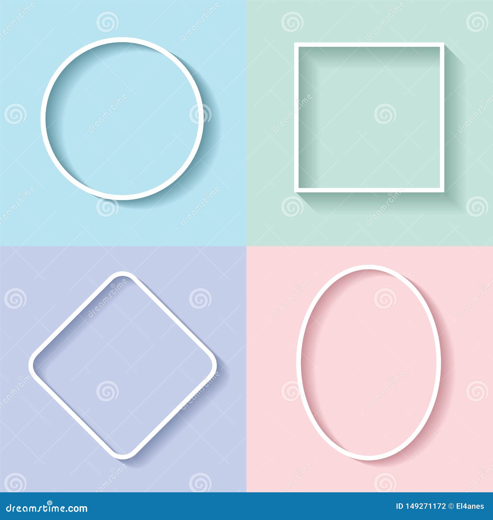 Frames design elements stock vector. Illustration of sticker - 149271172