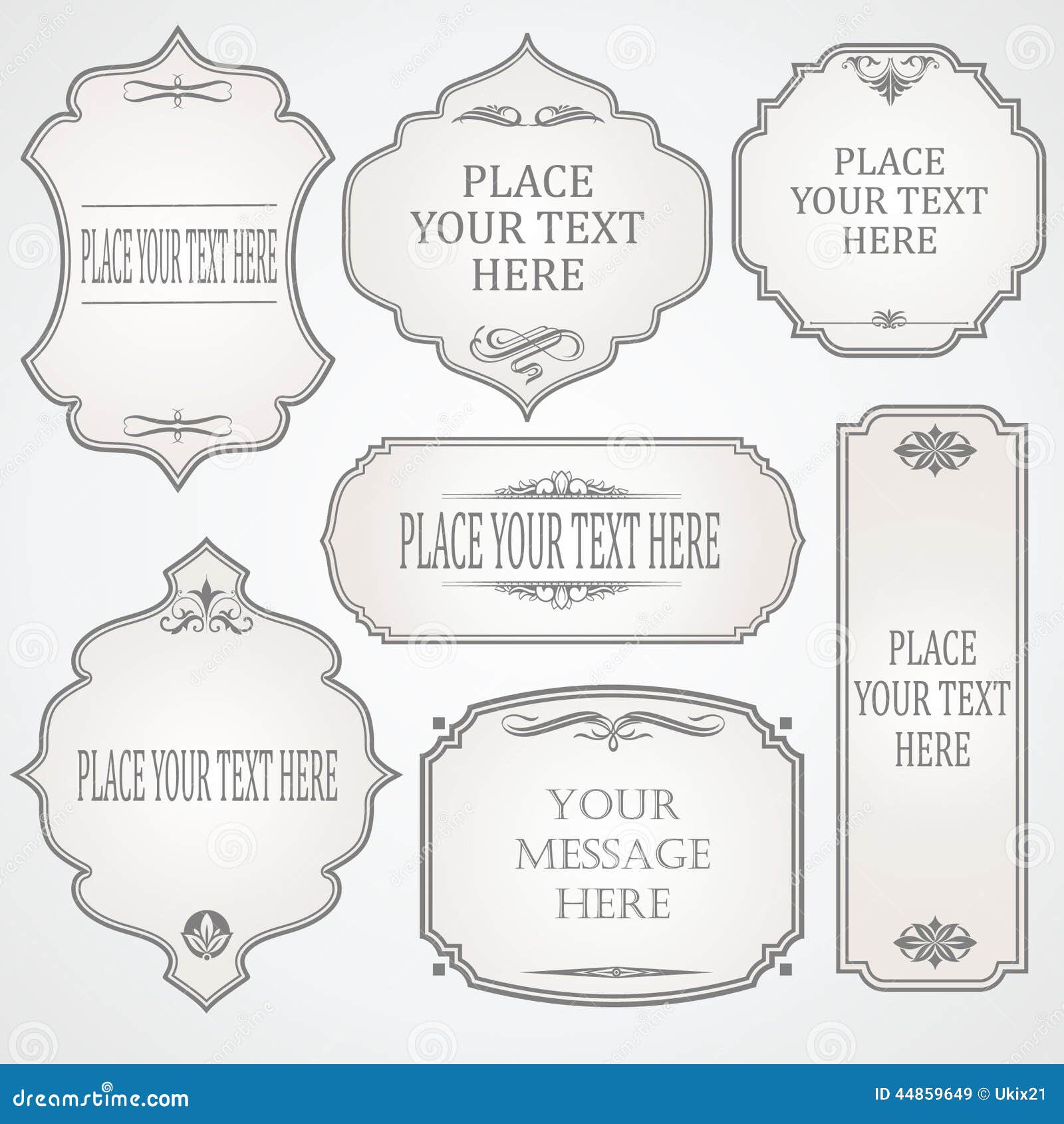 Frames design stock vector. Illustration of editable - 44859649