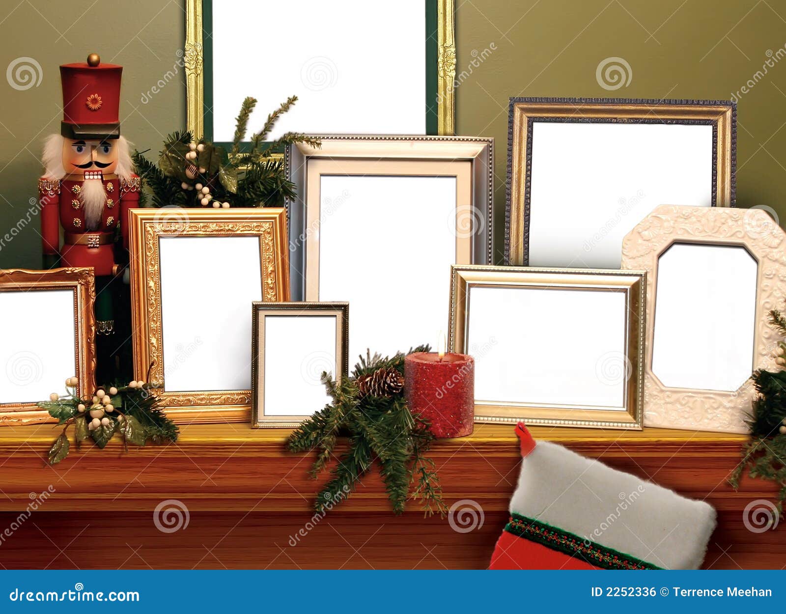 Frames do Natal foto de stock. Imagem de manta, quadros - 2252336