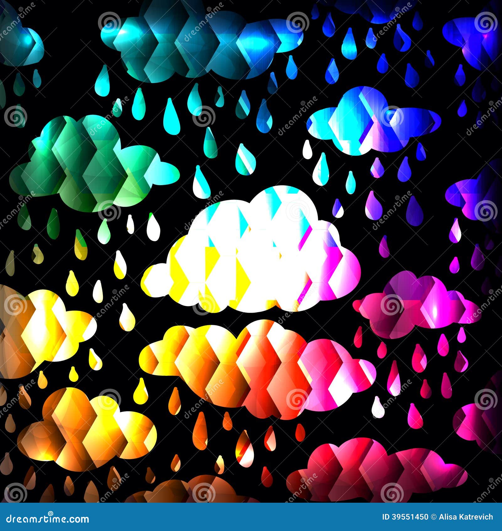 Frames in the Form of Clouds Stock Vector - Illustration of concept ...