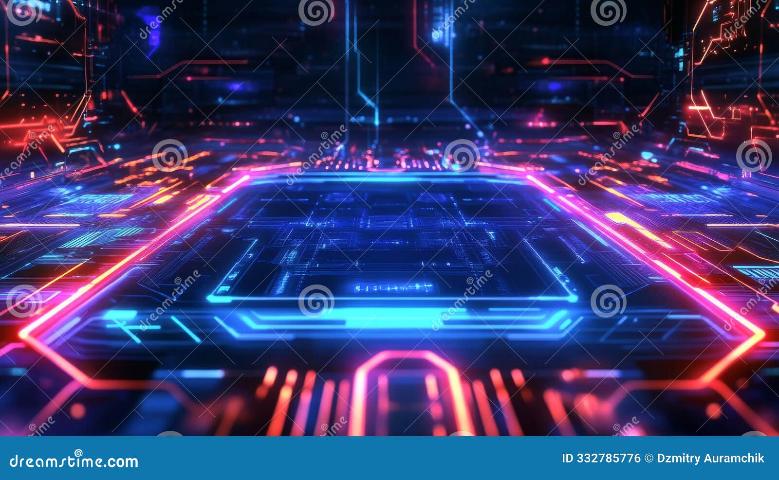 Frames for Gaming Streams. Glow Theme for Live Streaming Conferences ...