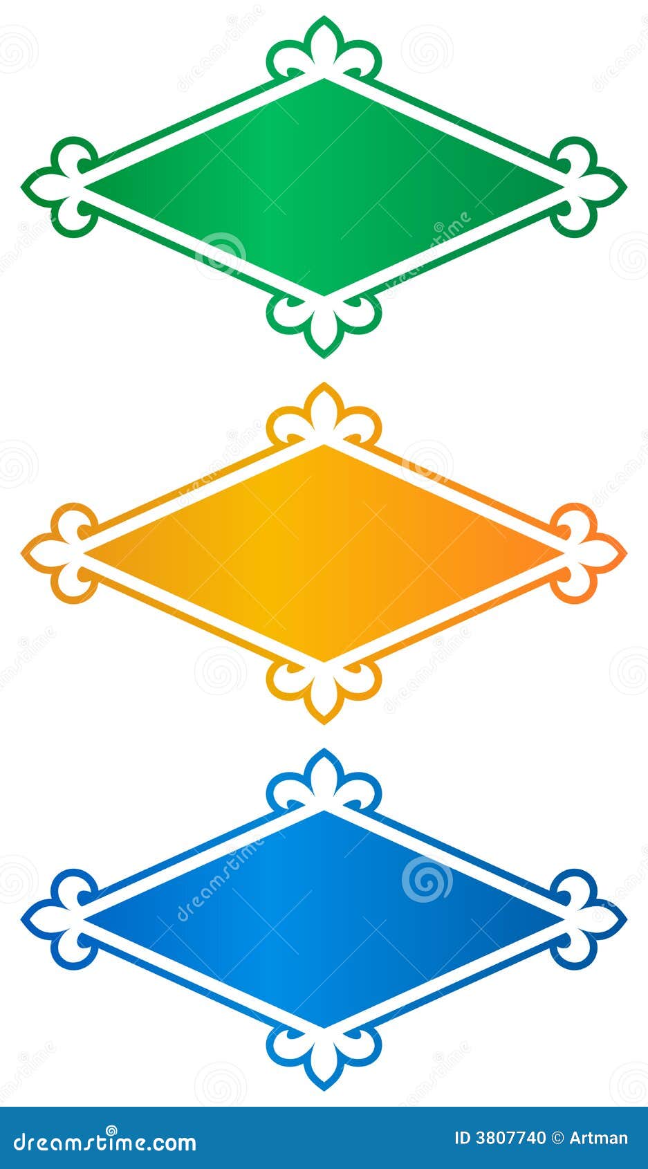 Frames / labels stock vector. Illustration of design, blue - 3807740