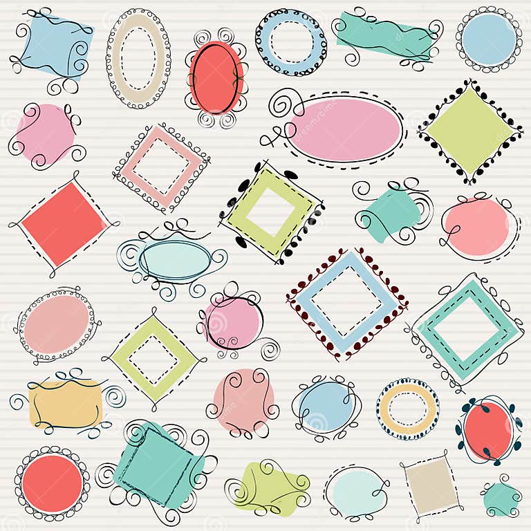 Frames pack stock vector. Illustration of icons, vector - 29339876