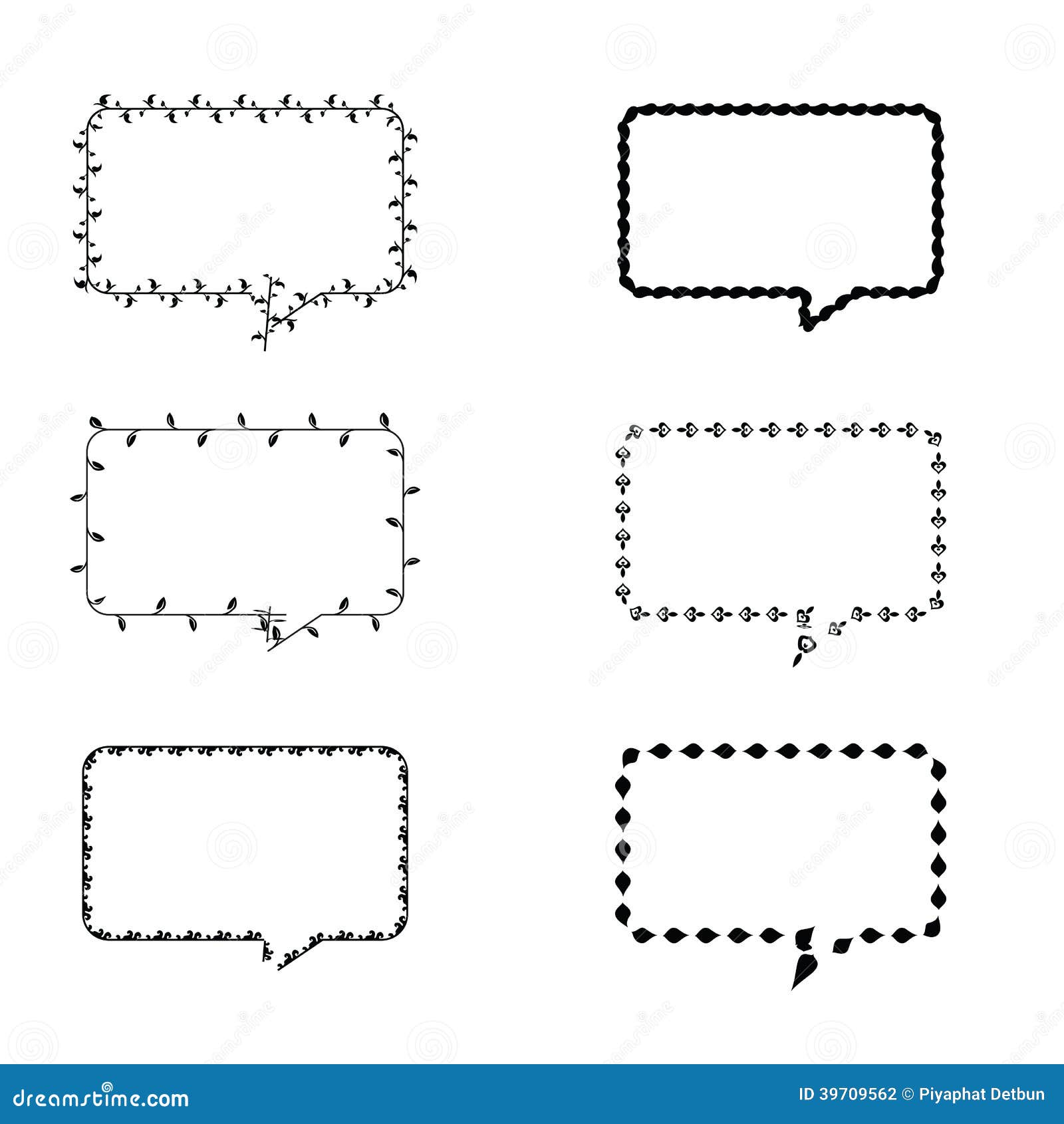 Frames pattern (set122) stock illustration. Illustration of scrapbook ...