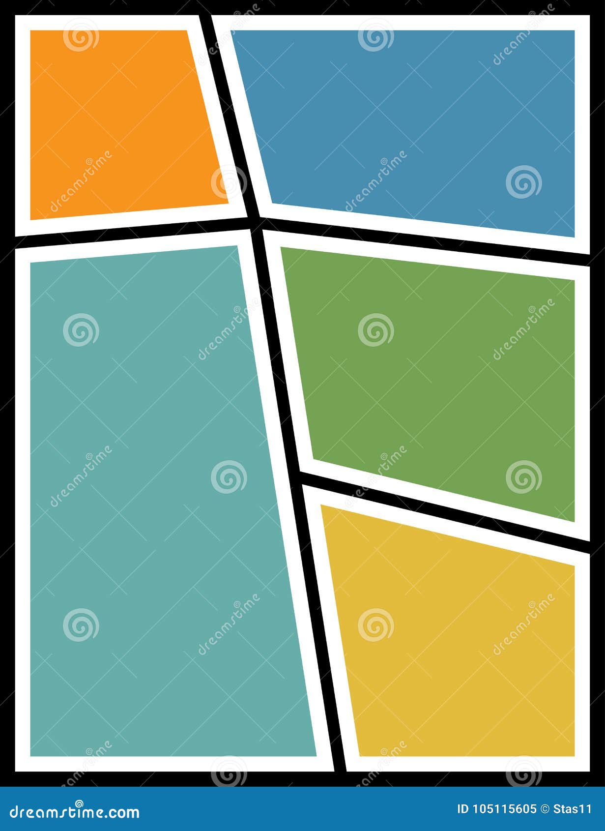 Frames Photo Collage. Photo Background Stock Vector - Illustration of ...