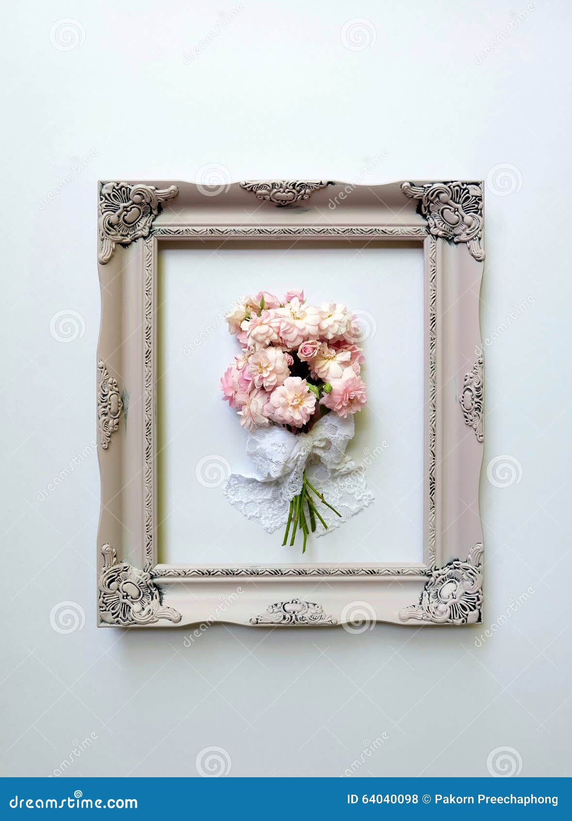 Frames and pink roses stock photo. Image of texture, decor - 64040098