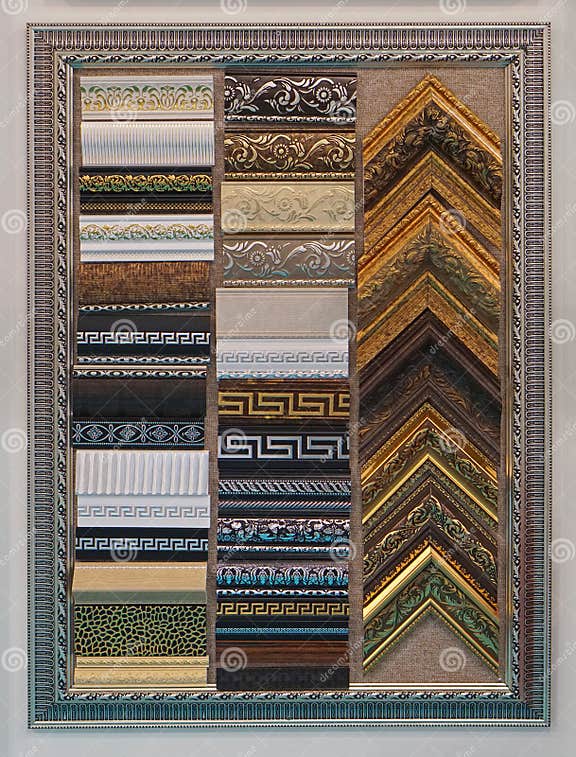 Frames samples stock image. Image of gold, frame, samples - 89663823