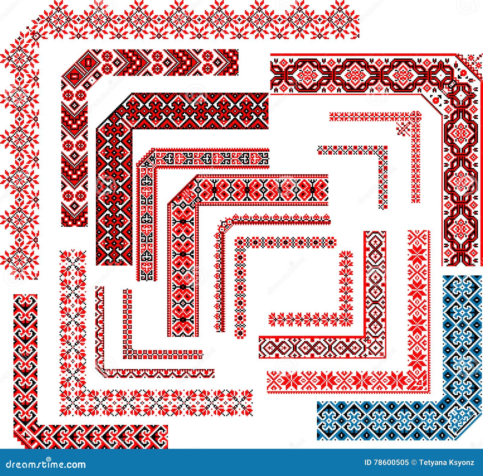 Embroidery Corner Patterns