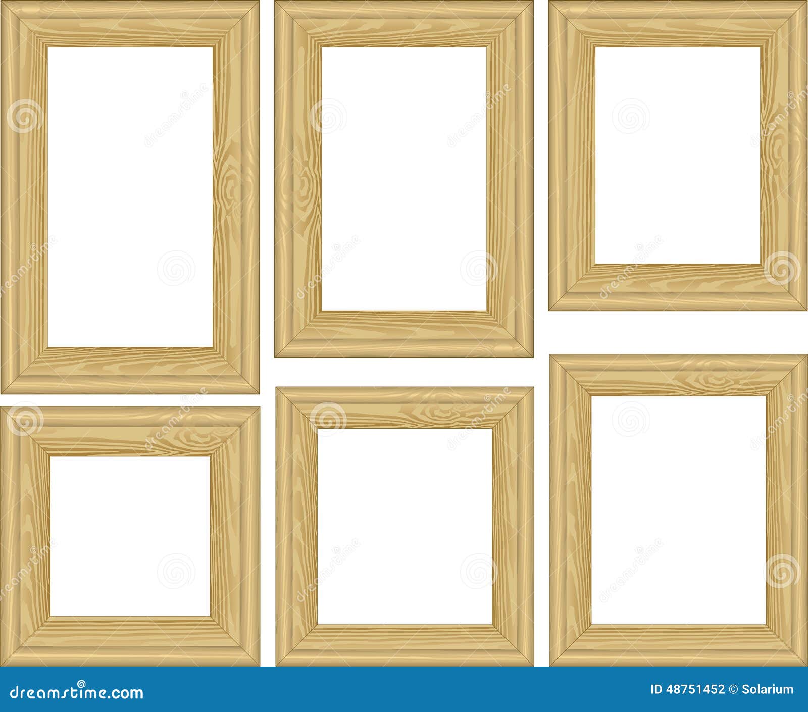 Frames stock vector. Illustration of panel, space, rectangular - 48751452