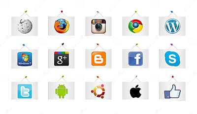 Frames with the Software Symbols Editorial Stock Image - Illustration ...