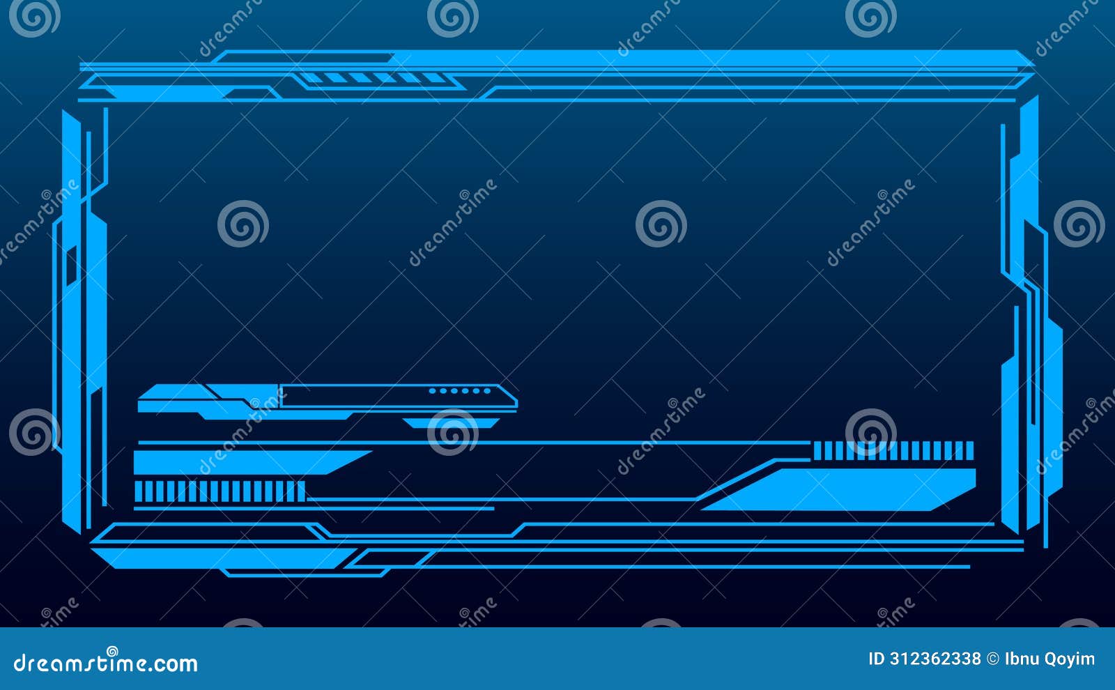 Frames Technology Futuristic Interface Streaming Overlay Background ...