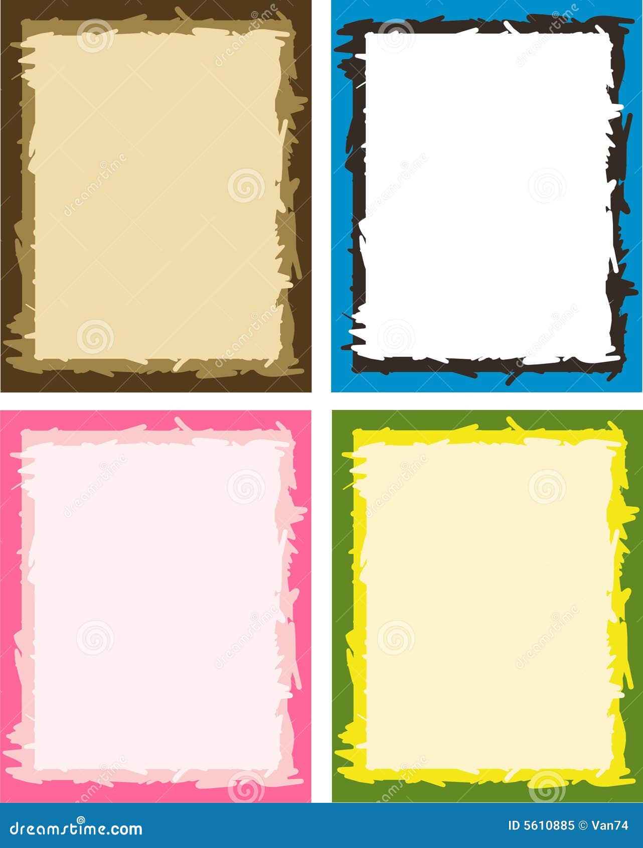 Frames for text stock vector. Illustration of decoration - 5610885