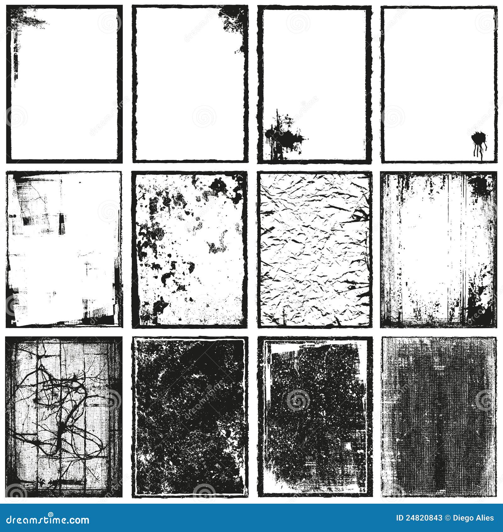 Frames Textures Vector | CartoonDealer.com #52264072