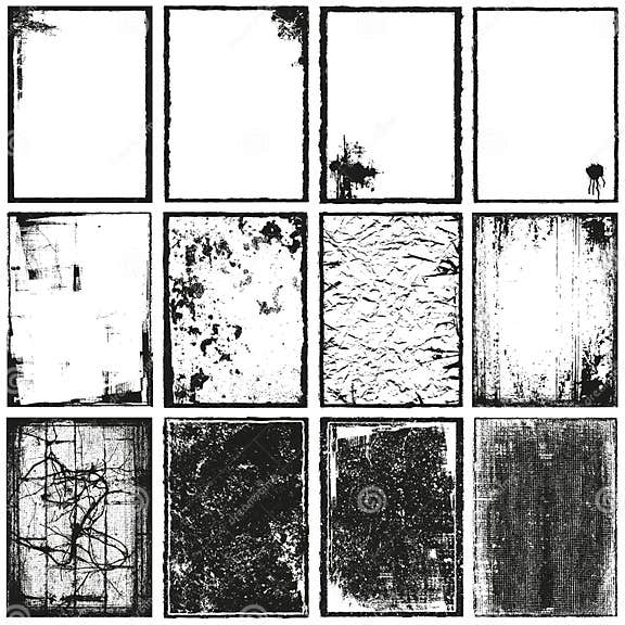 Frames & Textures stock vector. Illustration of brush - 24820843