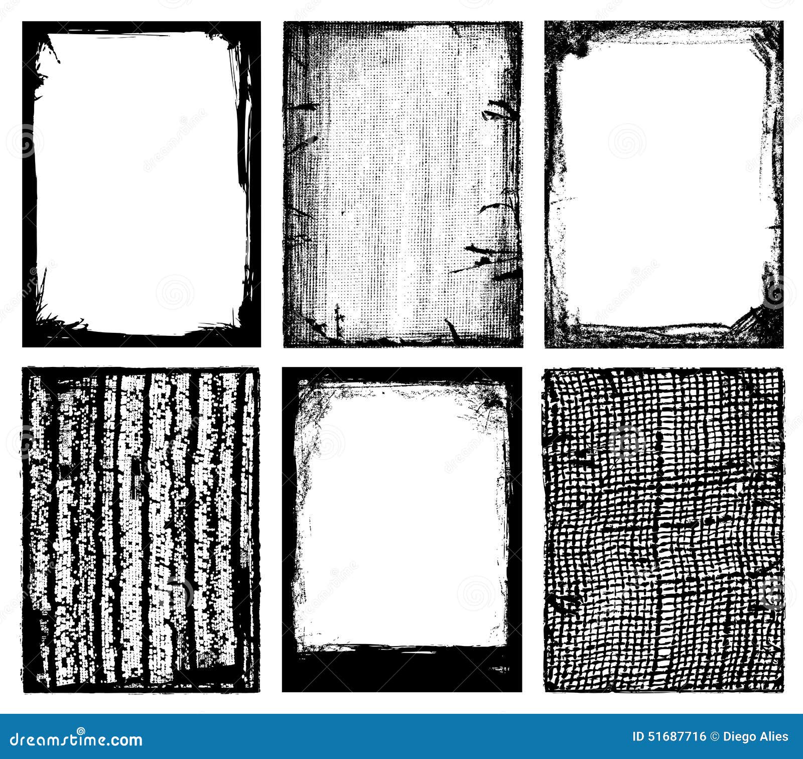 Frames And Textures Vector Illustration | CartoonDealer.com #51687716