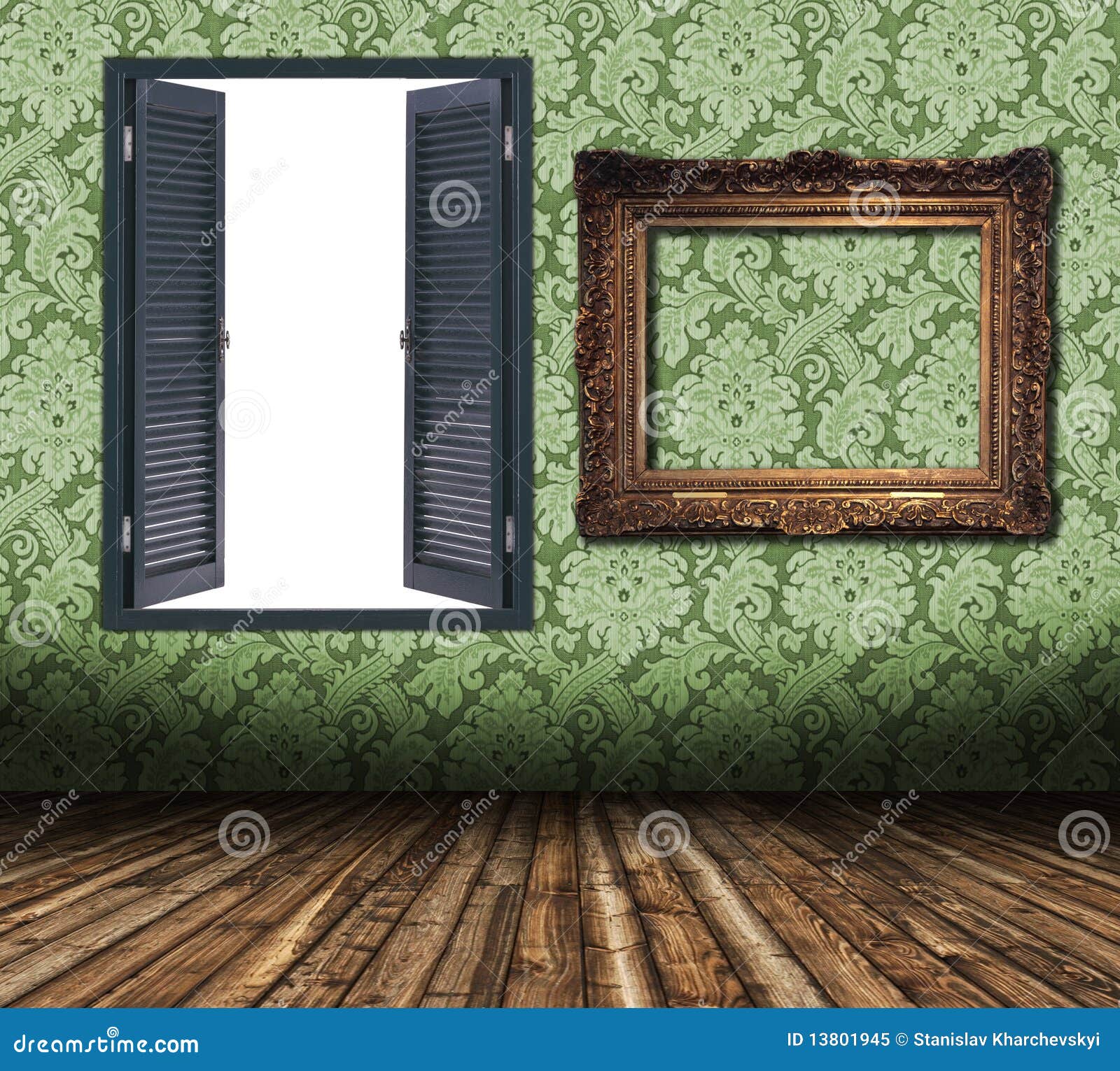 Frames and window blank stock illustration. Illustration of empty ...