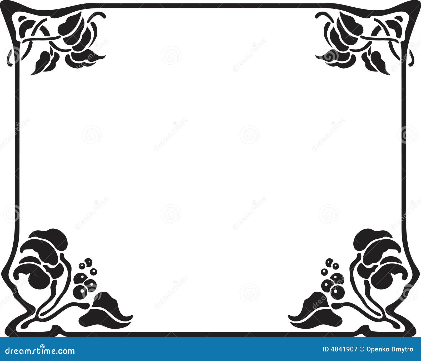 Framework stock vector. Illustration of drawing, frame - 4841907