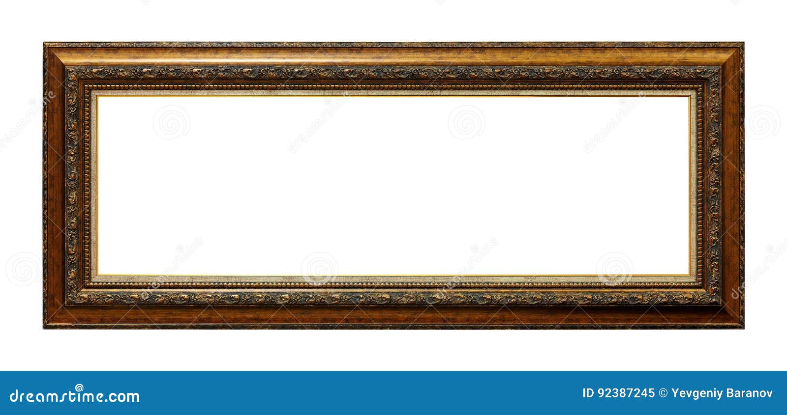 Framework in Antique Style. Vintage Picture Frame Stock Image - Image ...