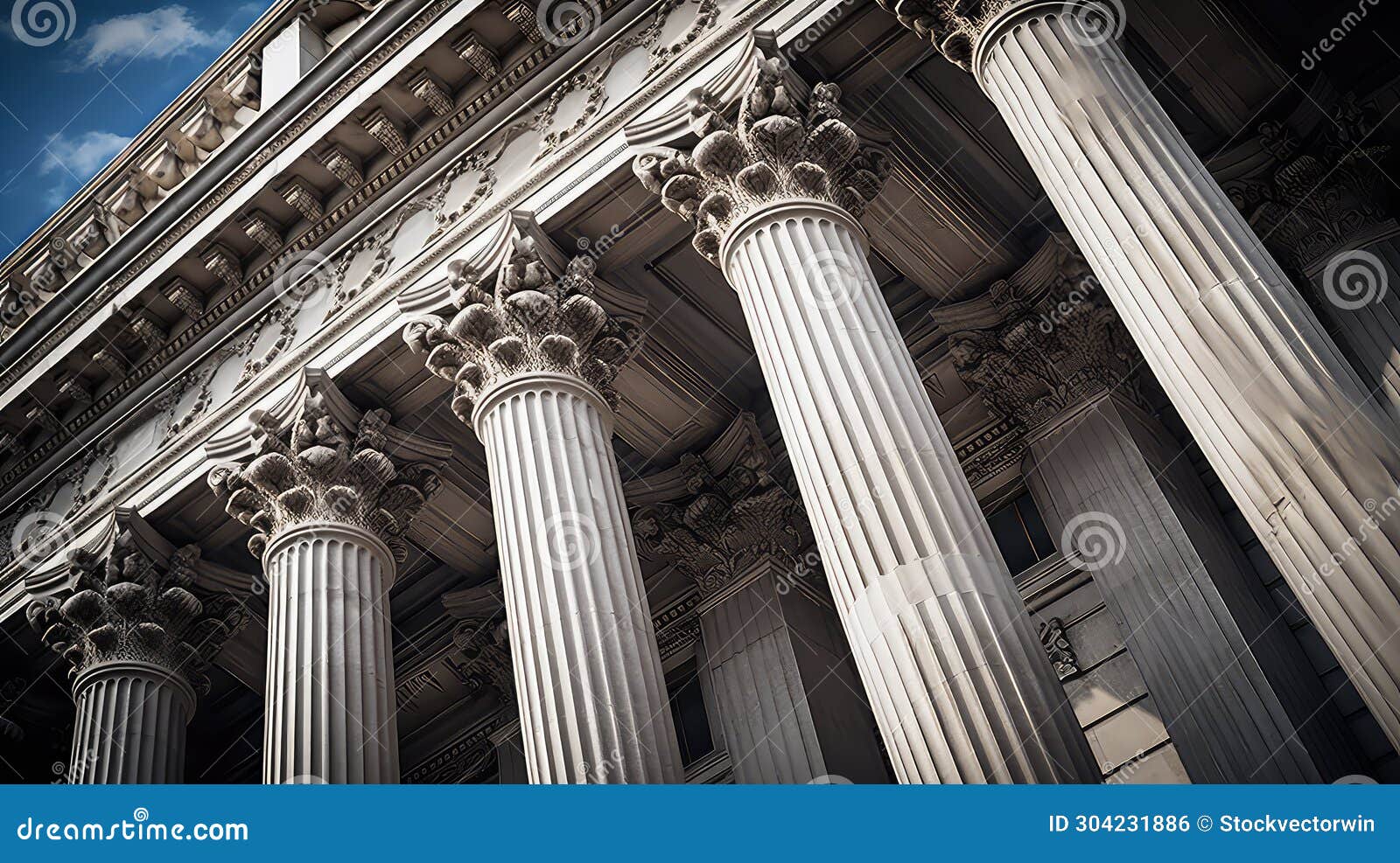 Framework Business Architecture Background Royalty-Free Cartoon ...