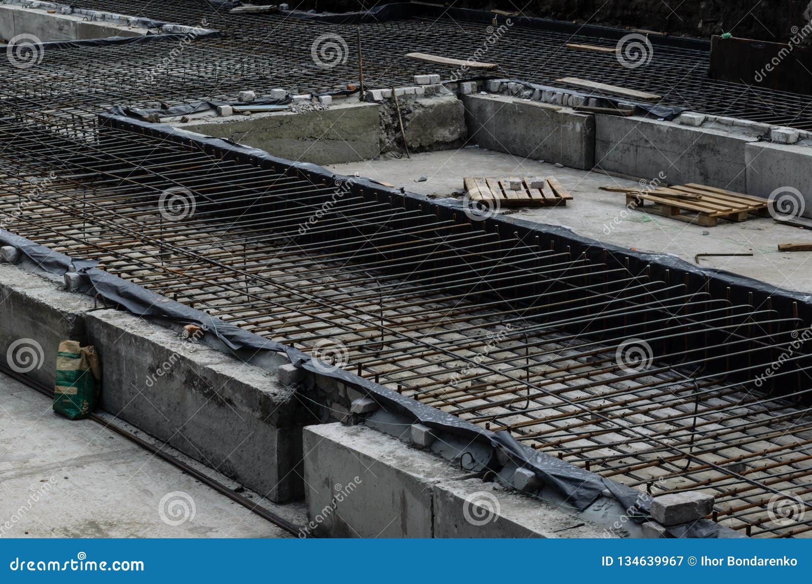 Framework for the Foundation of the Building Stock Image - Image of ...