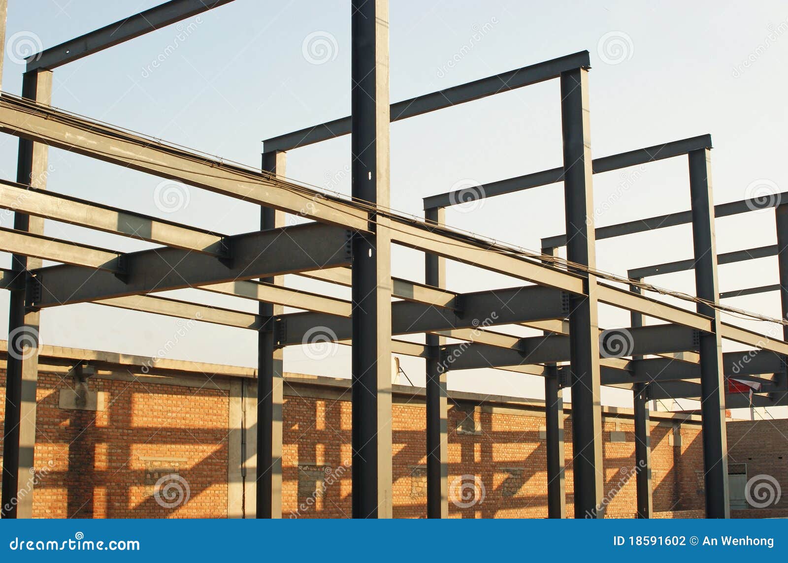 Framework for Construction Sites Stock Photo - Image of frame, site ...