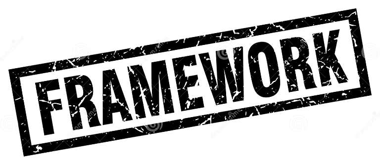 Framework stamp stock vector. Illustration of vector - 122118686