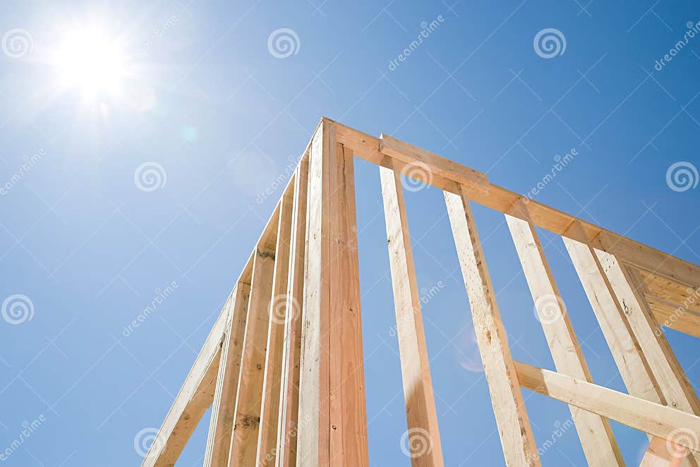 Framework of a house stock image. Image of flare, architecture - 62806991