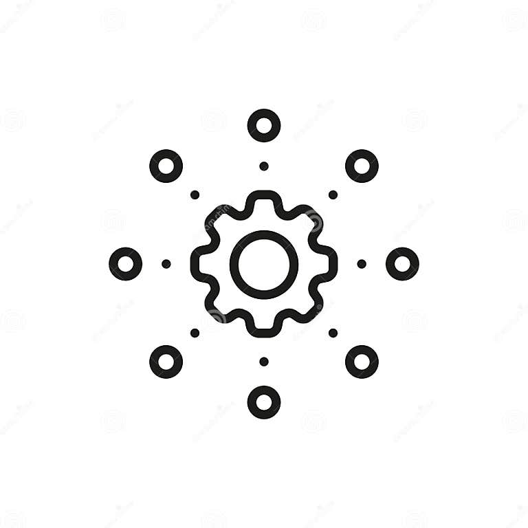 Framework Icon. Frameworks Outline on White Background Vector Stock ...