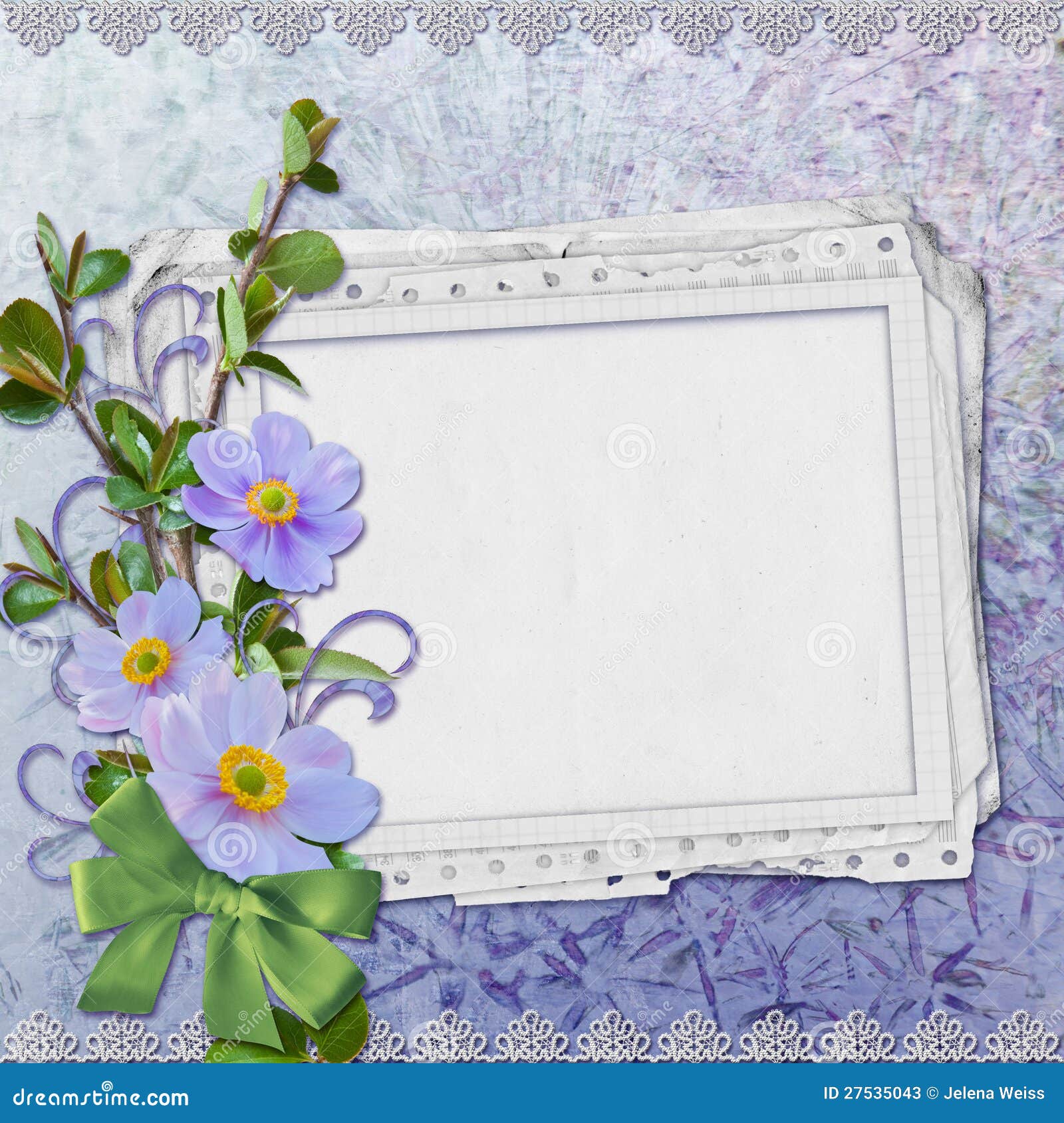 Framework for Invitation or Congratulation. Stock Illustration ...