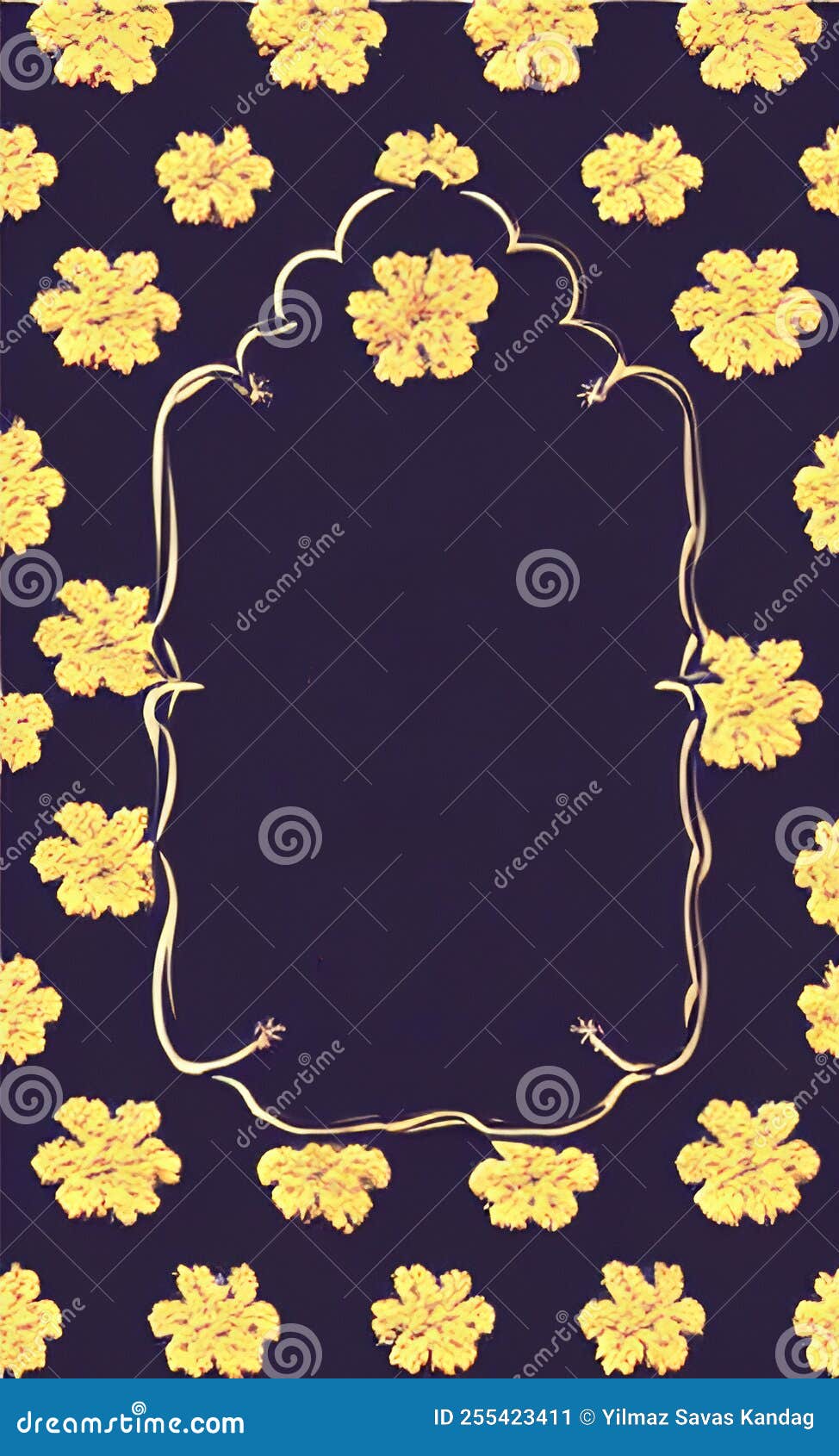 Framework for Invitation or Congratulation Stock Vector - Illustration ...