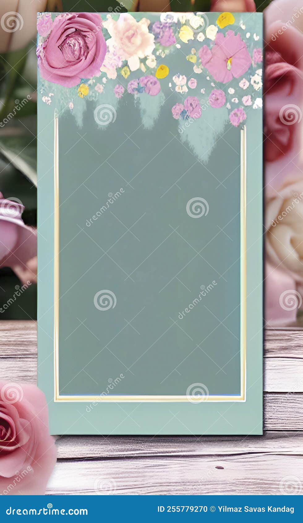 Framework for Invitation or Congratulation Stock Illustration ...