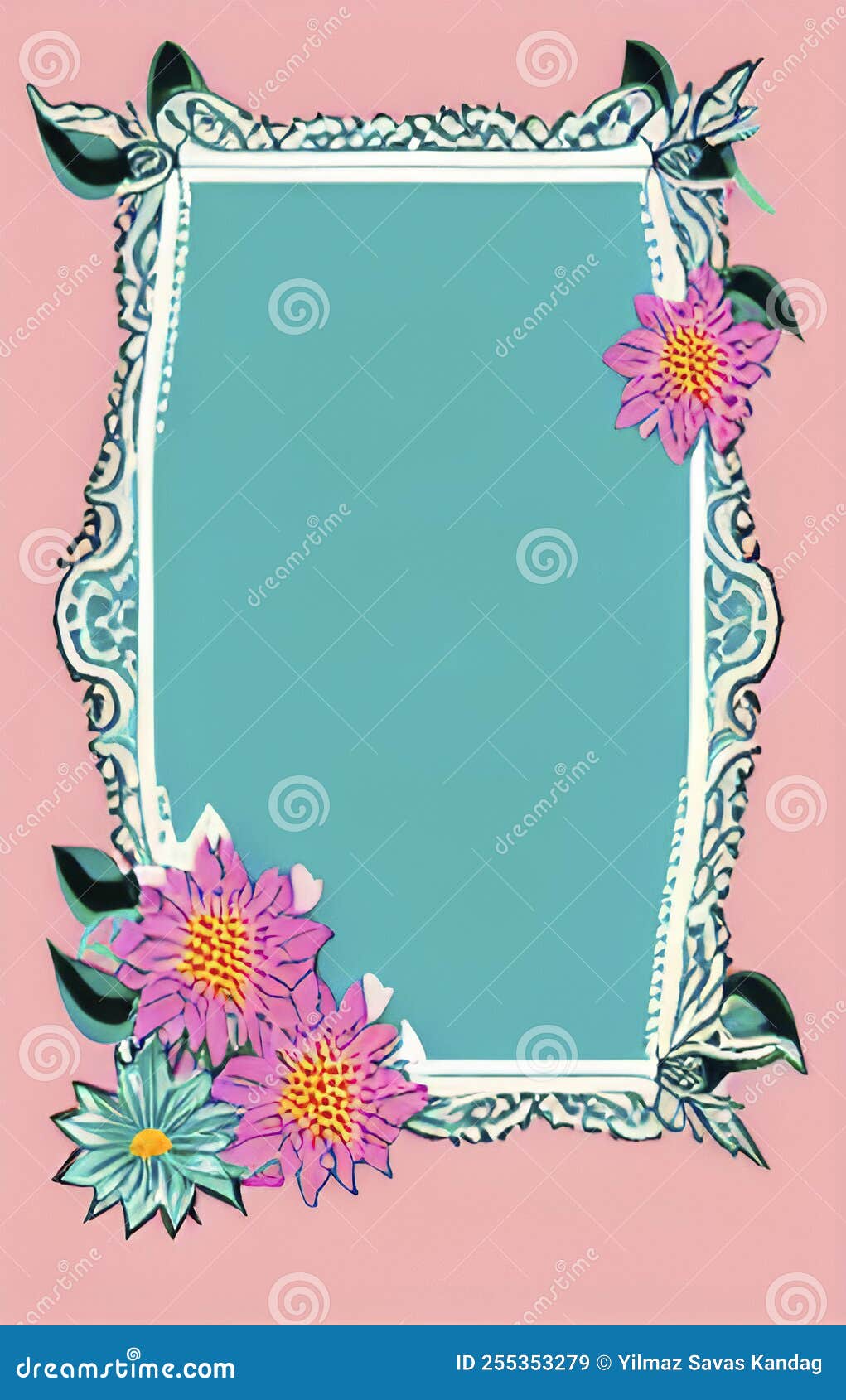 Framework for Invitation or Congratulation Stock Illustration ...