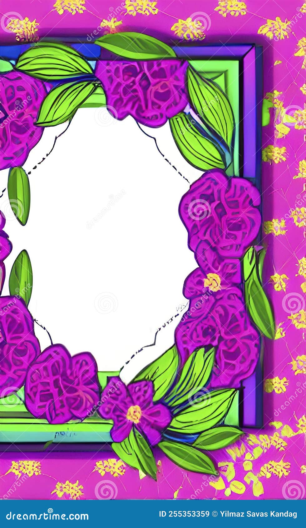 Framework for Invitation or Congratulation Stock Illustration ...