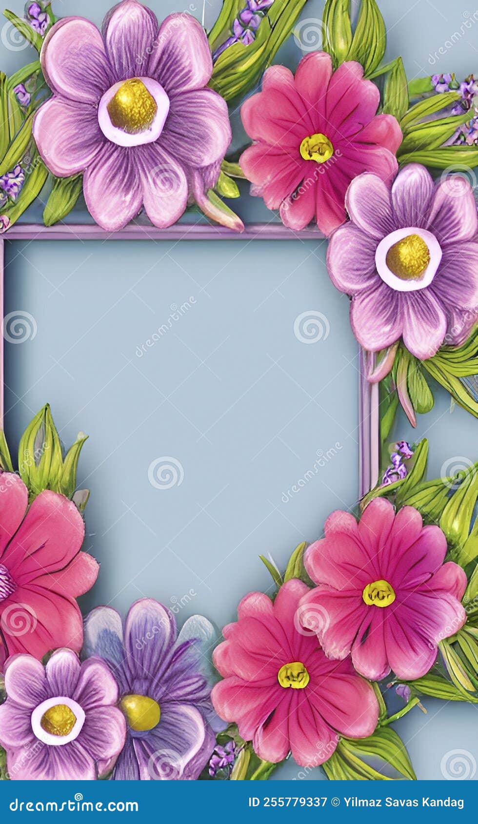Framework for Invitation or Congratulation Stock Illustration ...