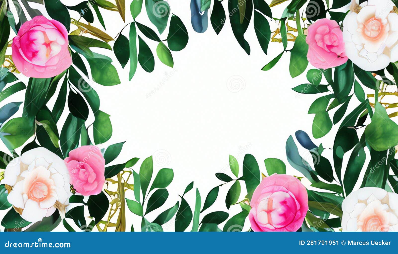 Framework for Invitation or Congratulation Stock Illustration ...