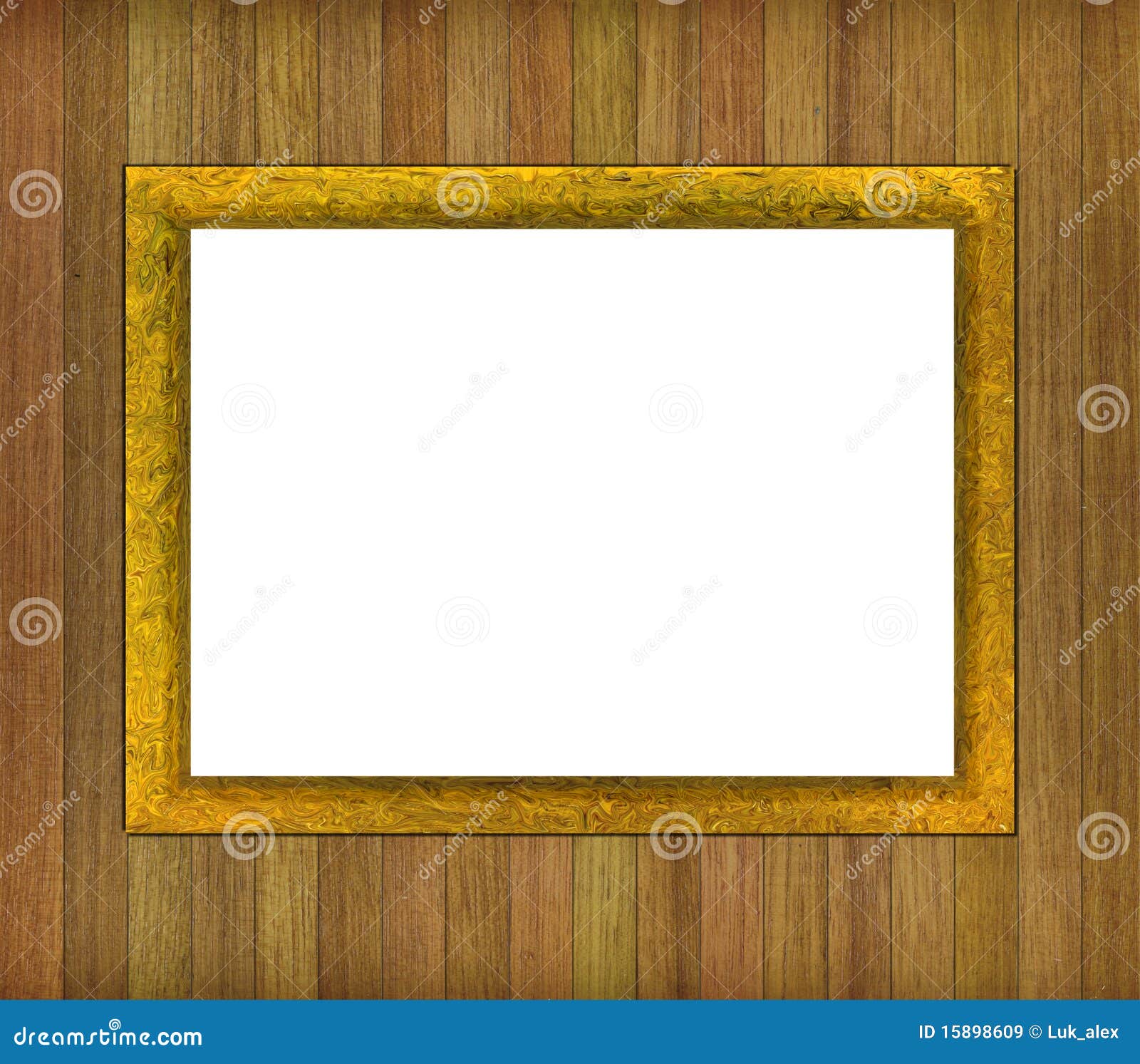 Framework for a picture. stock illustration. Illustration of yellow ...