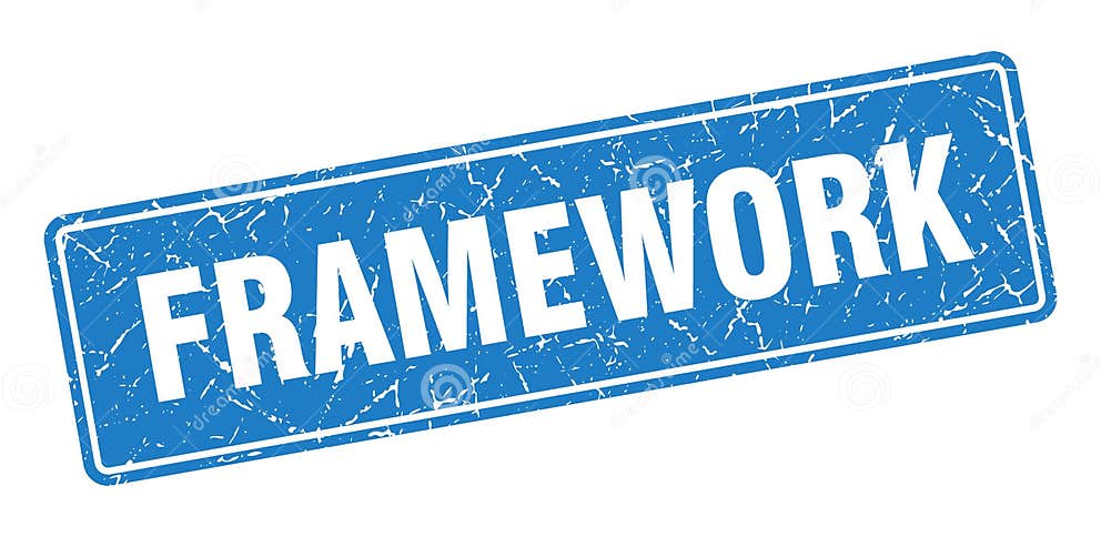 Framework Sign. Framework Grunge Stamp Stock Vector - Illustration of ...