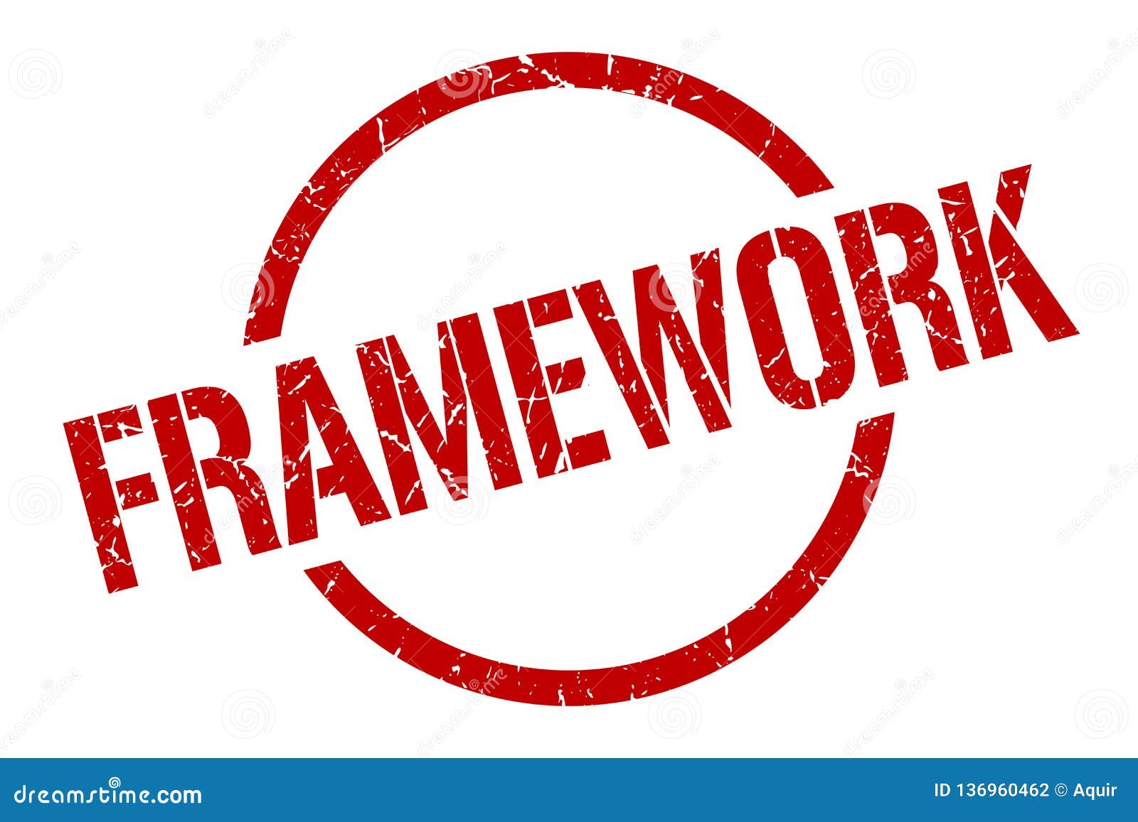 Framework stamp stock vector. Illustration of button - 136960462