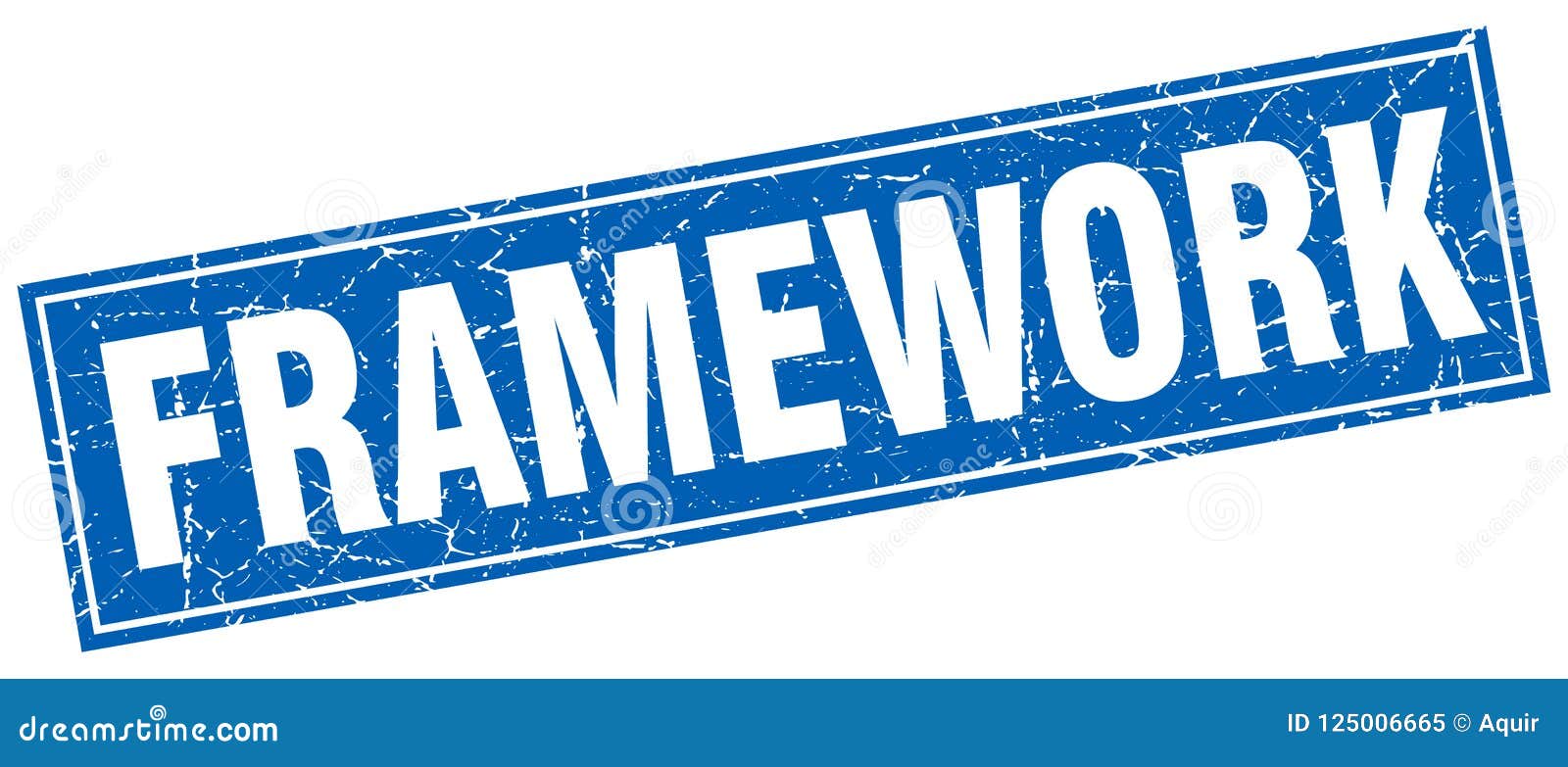 Framework stamp stock vector. Illustration of template - 125006665